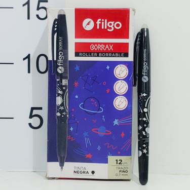 Birome Autoborrable Filgo Tinta Negra