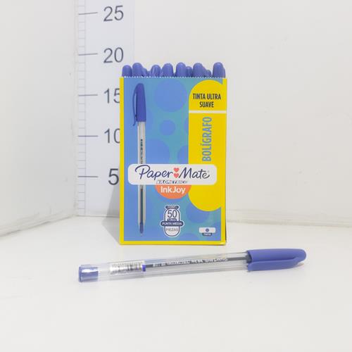 Bolígrafo Con Tapa Paper Mate Inkjoy 100 1mm – Azul